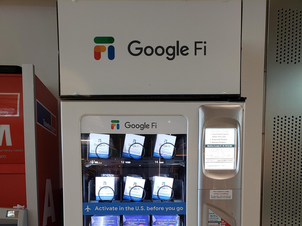 上網神器Google Fi推SIM卡自動販賣機 吸引更多消費者 | ETtoday3C家電新聞 | ETtoday新聞雲