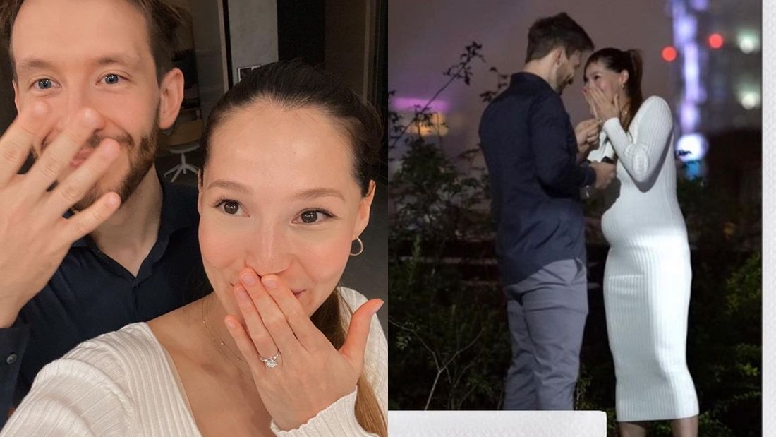 Akemi挺4月↑孕肚「跨年夜被驚喜求婚」！ 緊擁放閃曬超大鑽戒 | ETtoday星光雲 | ETtoday新聞雲