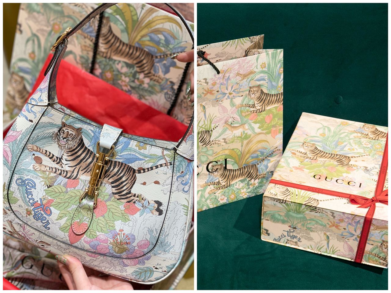 GUCCI虎年「夢幻叢林」系列有帥有美限定包裝、防塵袋更是燒翻 GUCCI虎年「夢幻叢林」系列有帥有美限定包裝、防塵袋更是燒翻