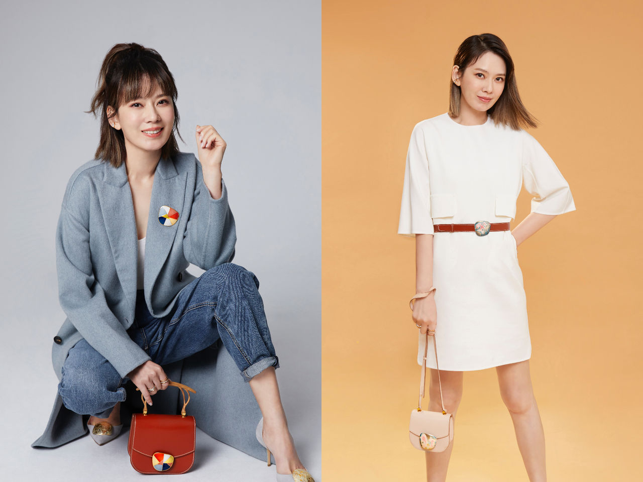 Melody穿搭秘訣是「繽紛金箔扣」 美照連發手提包、腰間都有亮點 | ET Fashion | ETtoday新聞雲