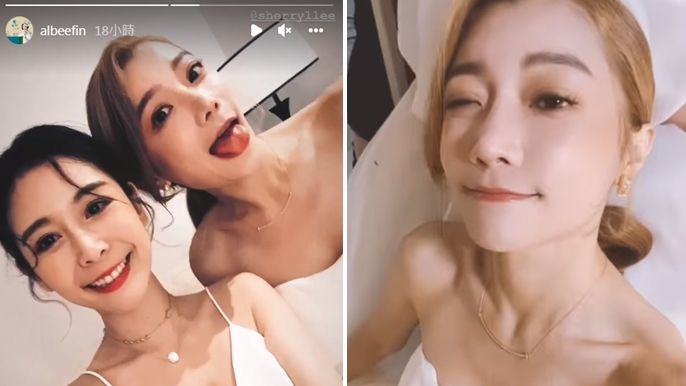 Albee當伴娘穿超辣！正中間開深V「掉出半球形狀」依依露溝全被拍 | ETtoday星光雲 | ETtoday新聞雲