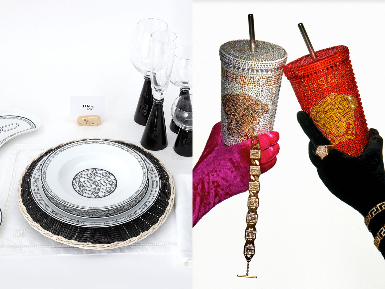 FENDI O'Lock餐盤「首個家飾系列」美翻！Versace 還有水晶隨行杯 | ET Fashion | ETtoday新聞雲