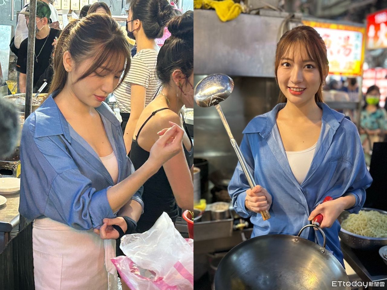 「炒飯正妹」現身寧夏夜市！ 親揭合作AV導演圤智雨內幕 | ETtoday星光雲 | ETtoday新聞雲