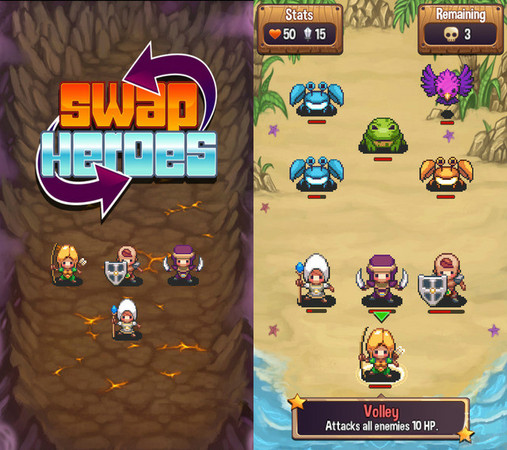 像素畫風策略手遊《Swap Heroes》排兵佈陣決勝負 | ETtoday遊戲雲 | ETtoday新聞雲