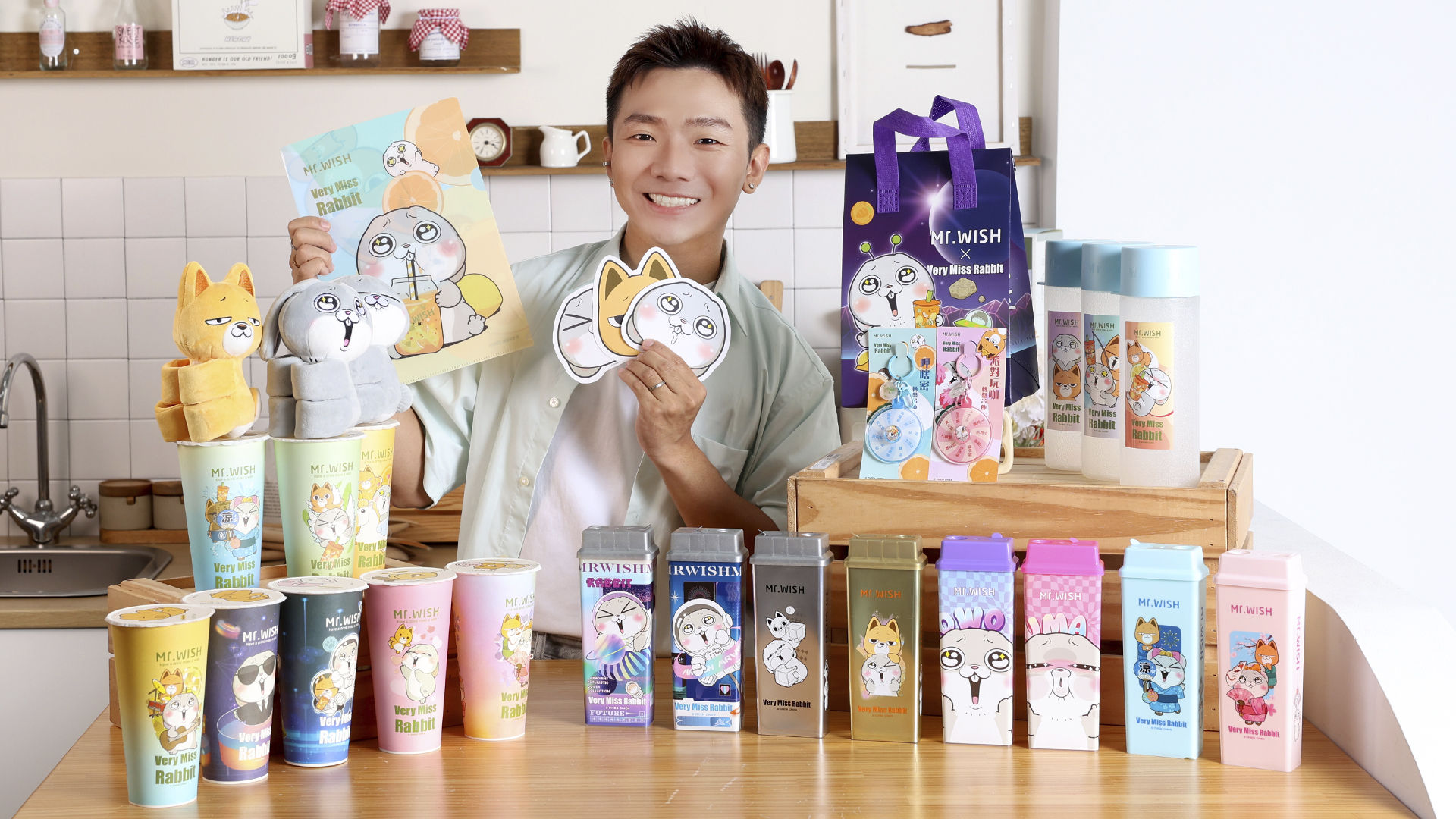 最強茉莉出沒！Mr. Wish五窨系列清爽登場 攜手LINE人氣貼圖「好想兔」萌翻盛夏 | ETtoday消費新聞 | ETtoday新聞雲